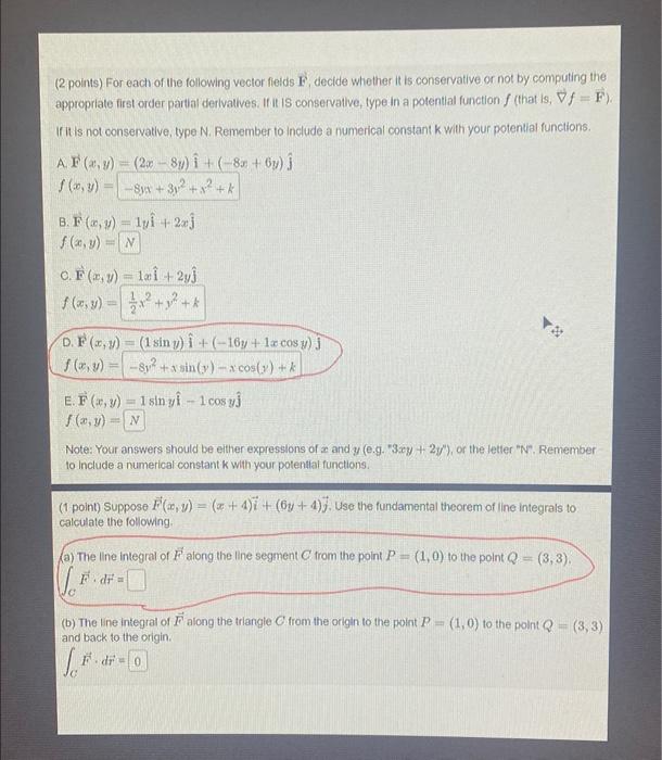 Solved Im not sure how to do the ones in red (only need to | Chegg.com