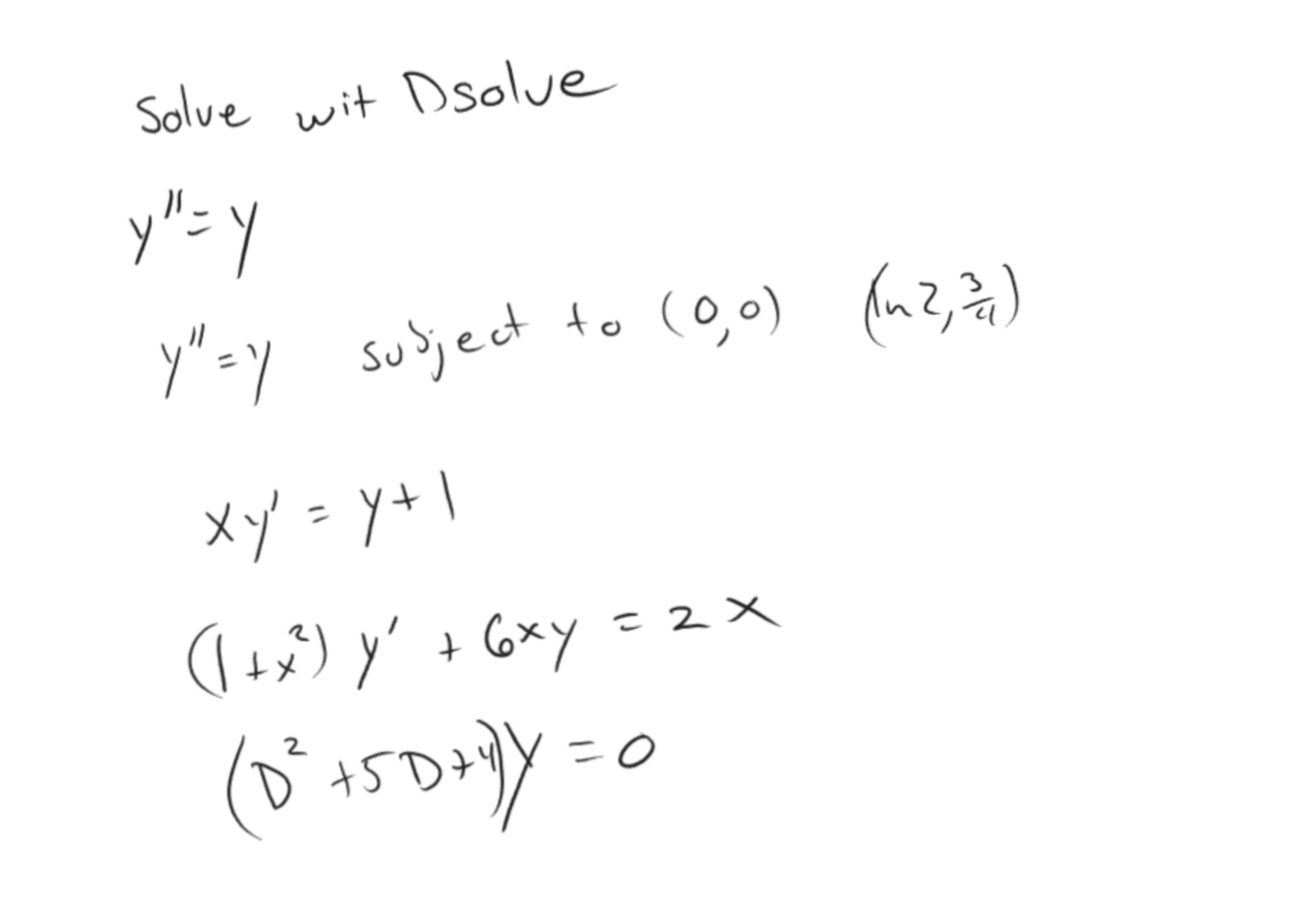 Solved Solve wit Dsolvey''=yy''=y ﻿susject | Chegg.com