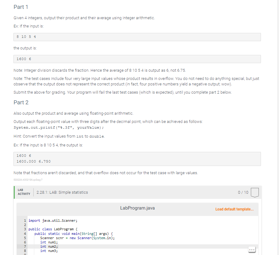 Given three input values representing counts of | Chegg.com