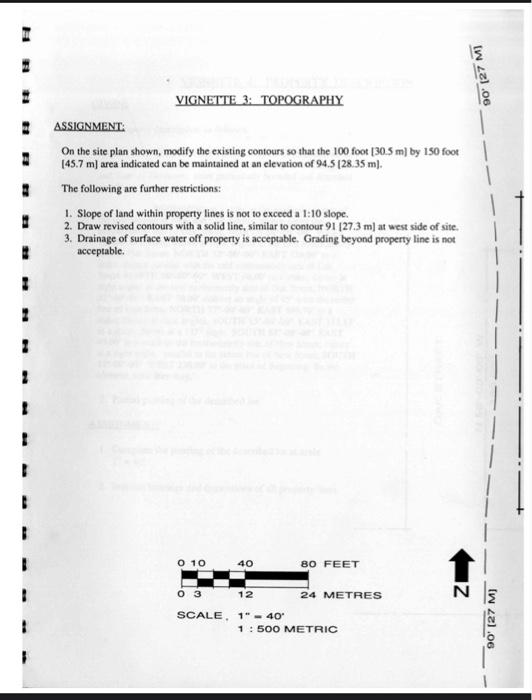 90 (27 M) VIGNETTE 3: TOPOGRAPHY ASSIGNMENT: On the | Chegg.com