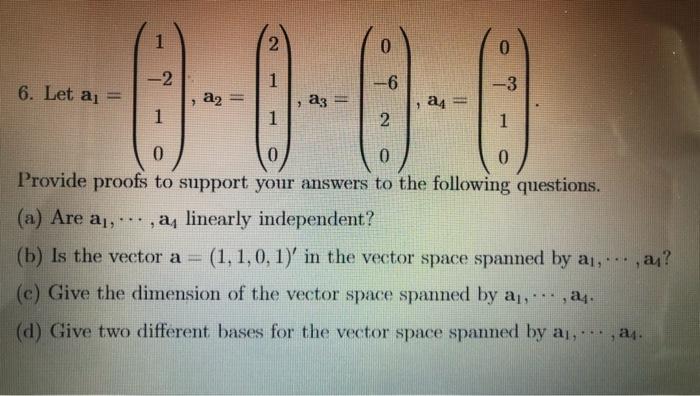 Solved 6. Let | Chegg.com