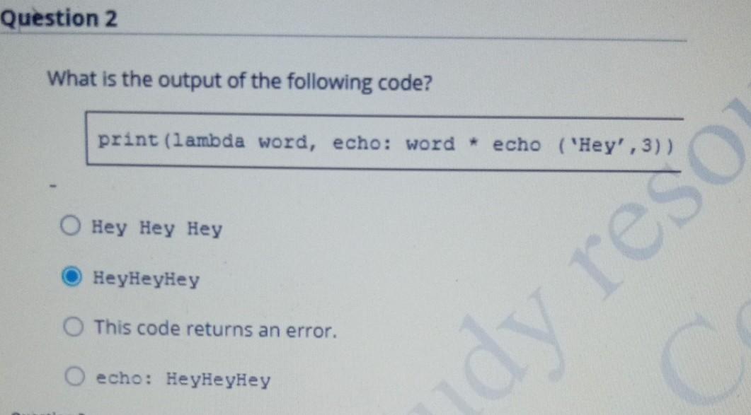 Solved Question 1 Refer to the following code. Which line | Chegg.com