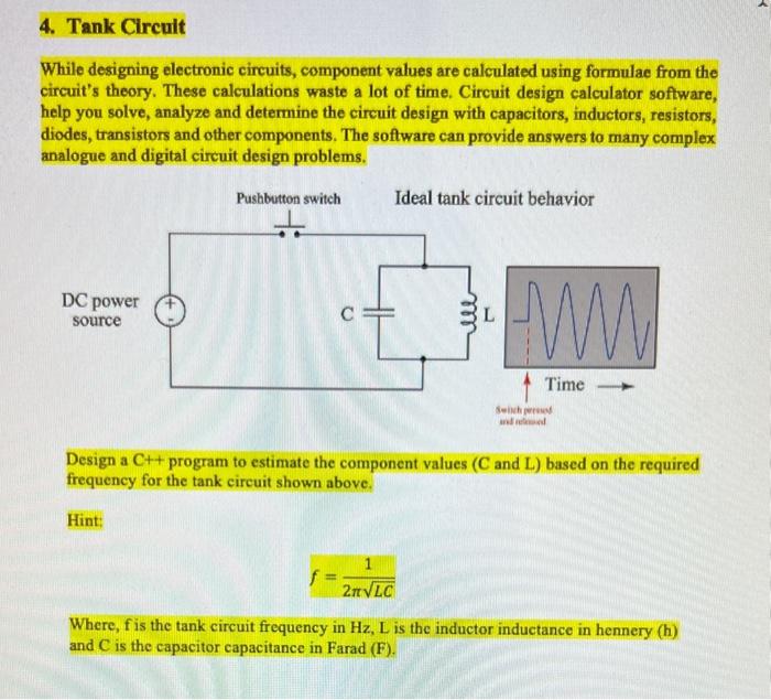 Solved While designing electronic circuits, component values | Chegg.com