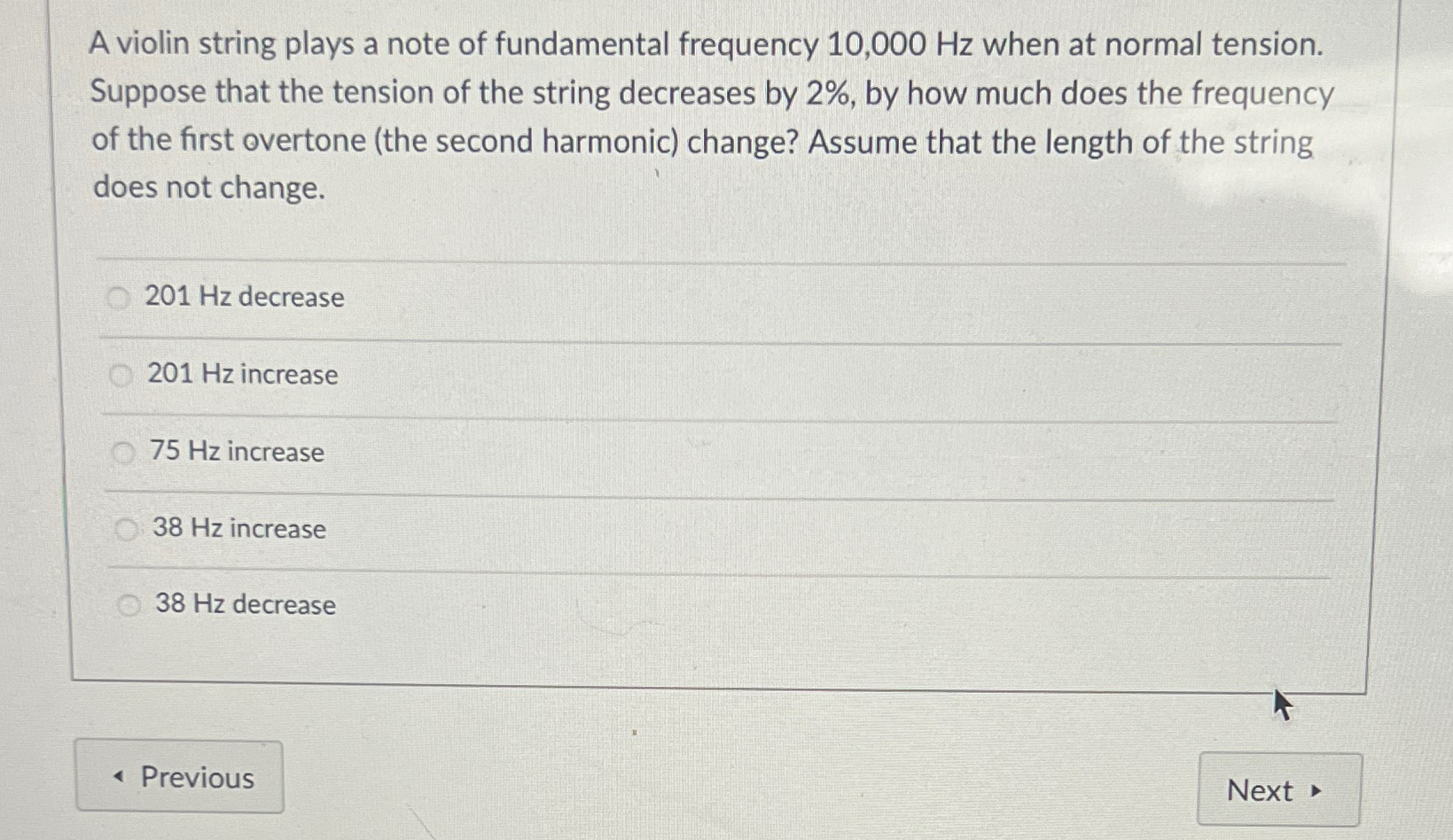Solved A violin string plays a note of fundamental frequency | Chegg.com