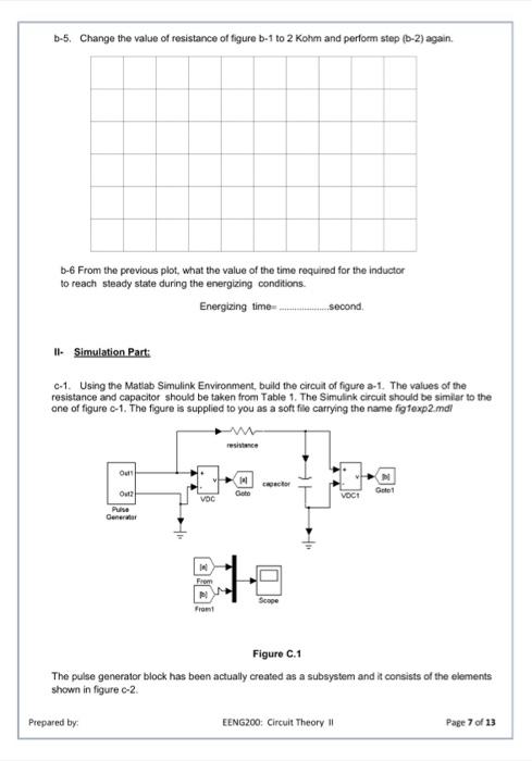 Solved Experiment No. 2 First Order Circuits 1. Objectives | Chegg.com