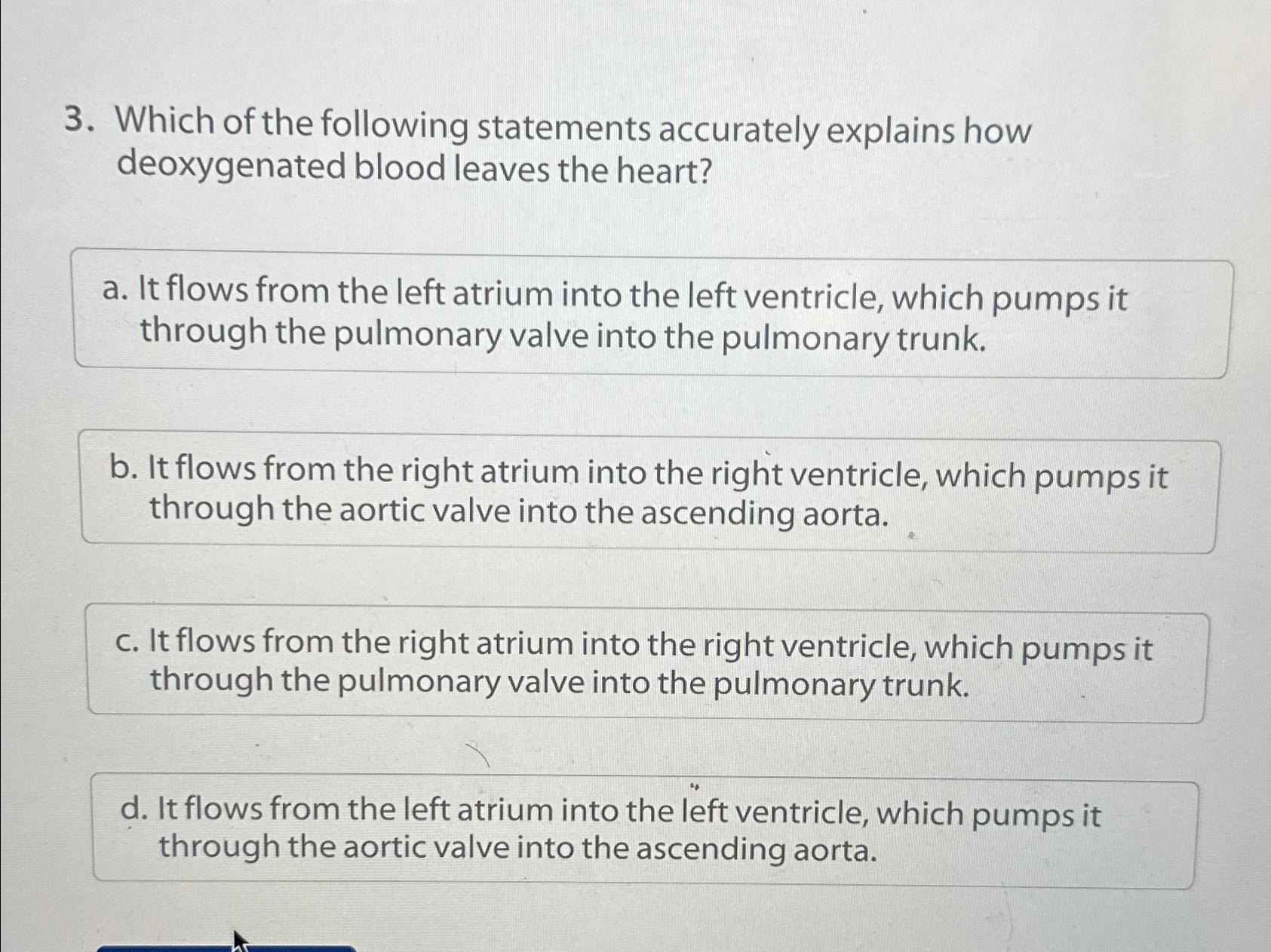 Solved Which of the following statements accurately explains | Chegg.com
