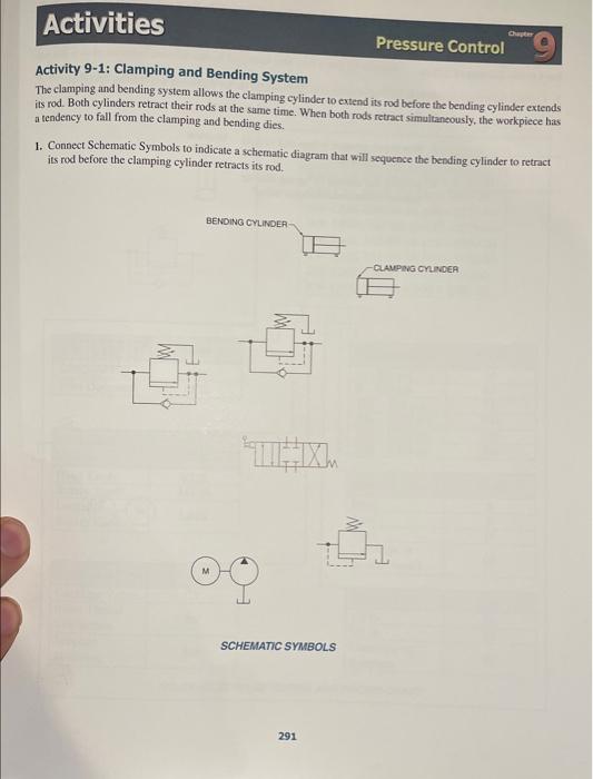Solved Activity 9-1: Clamping and Bending System The | Chegg.com