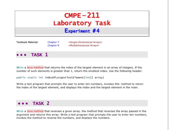 Solved CMPE-211 Laboratory Task Experiment #3 Textbook | Chegg.com