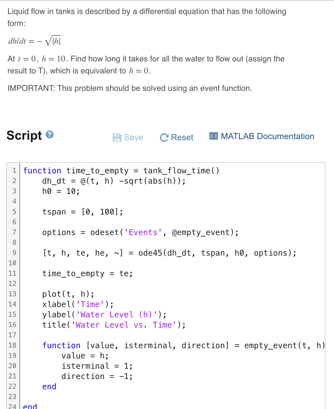 Solved it says my solution script was not found. please fix | Chegg.com
