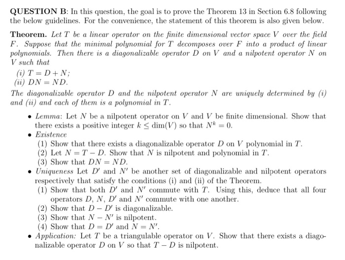 Solved Text book : Linear Algebra, by K. Hoffman R. Kunze, | Chegg.com