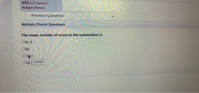 Solved Multiple Choice Questions Refer to Table three below. | Chegg.com