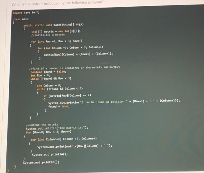 Solved ret java.10."; public static void eain(String[] args) | Chegg.com