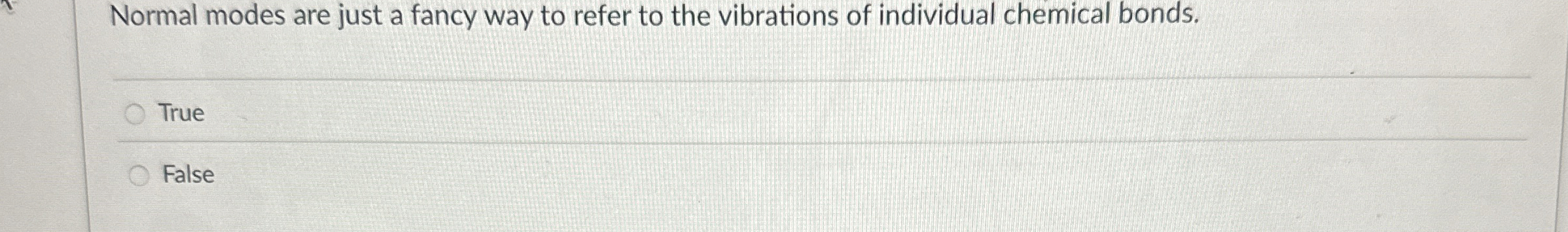 Solved Normal modes are just a fancy way to refer to the | Chegg.com