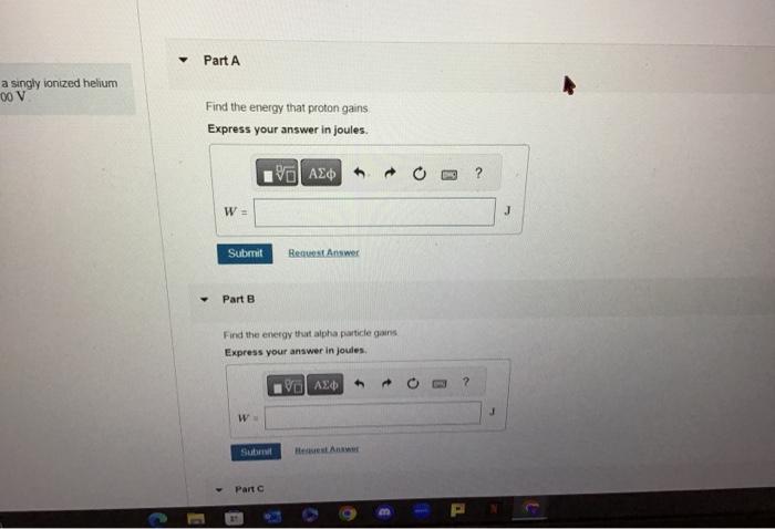 Solved A proton, an alpha particle (a bare helium nucleus), | Chegg.com