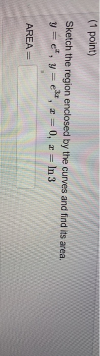 Solved HW7 Area Between Curves: Problem 1 Previous Problem | Chegg.com