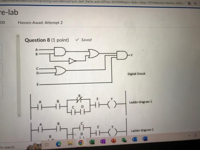 Solved Question 8 (1 point) Saved | Chegg.com