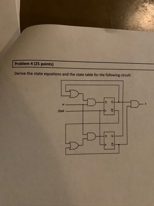 Solved Problem 4 (25 points) Derive the state equations and | Chegg.com