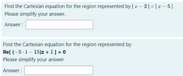 Solved Find the Cartesian equation for the region | Chegg.com