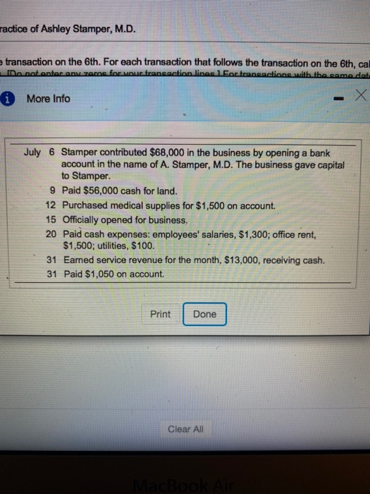 Solved E1-29 (book/static) Question Help Ashley Stamper | Chegg.com