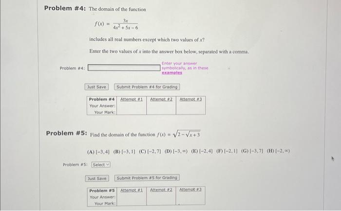Problem \#7: Find a formula for the function f whose | Chegg.com