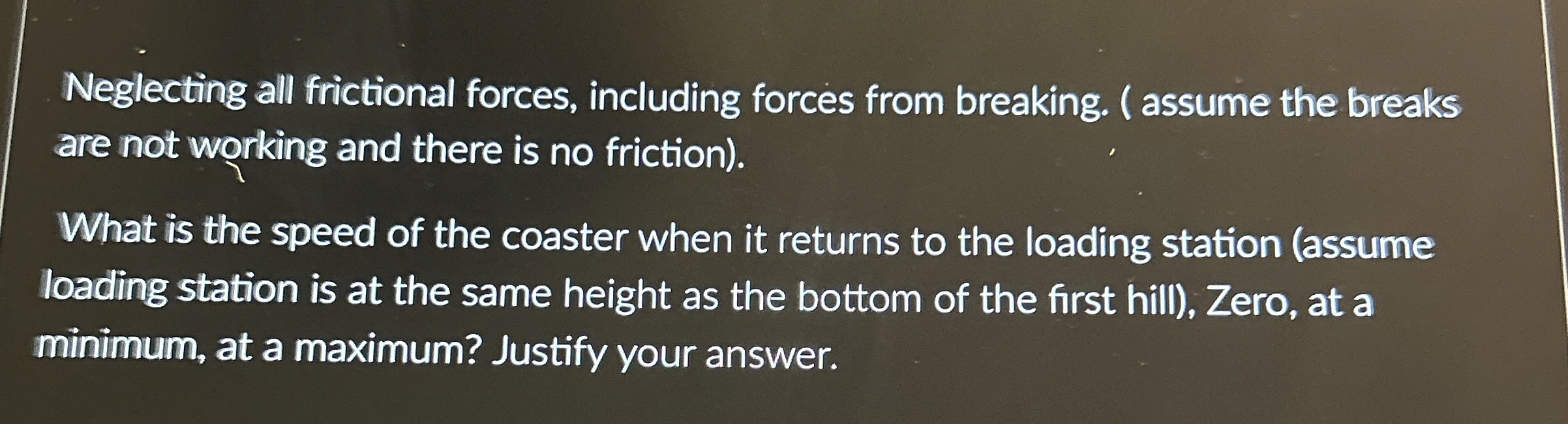 Solved Neglecting all frictional forces, including forces | Chegg.com