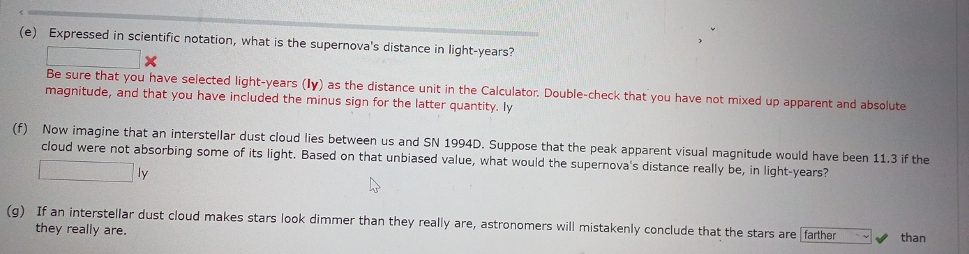 Solved (e) ﻿Expressed in scientific notation, what is the | Chegg.com
