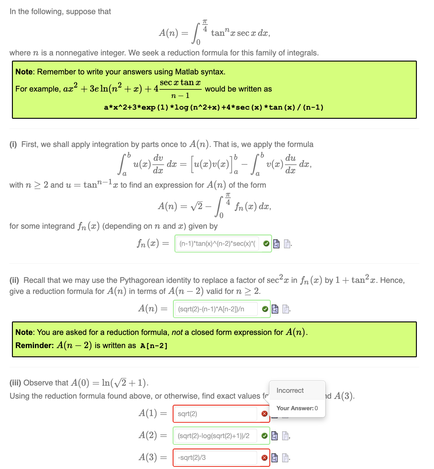 Solved help solve the bottom ones correctly pls!. ﻿In the | Chegg.com