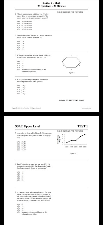 Solved Section 4 - Math 25 Questions - 30 Minutes LISE THIS | Chegg.com