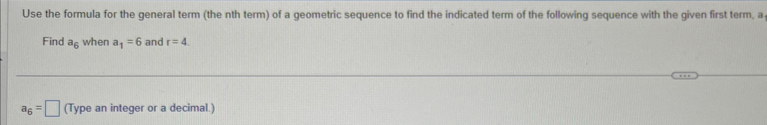 Solved Use the formula for the general term (the nth term) | Chegg.com