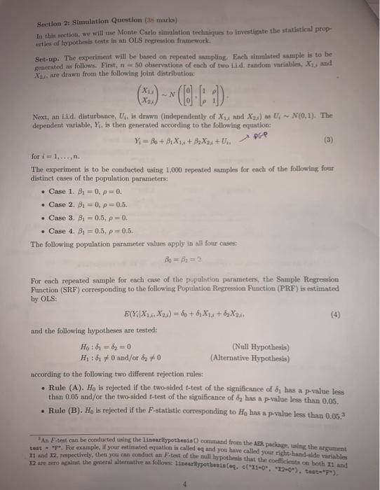 Section 2: Simulation Question is mo) In this | Chegg.com