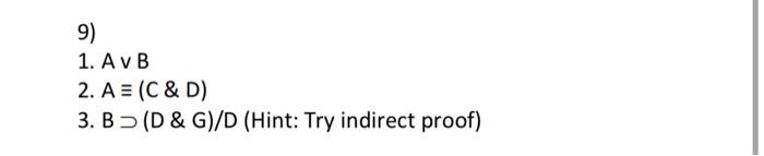 Solved Use the inference rules, replacement rules, indirect | Chegg.com