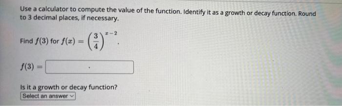 Solved Use a calculator to compute the value of the | Chegg.com