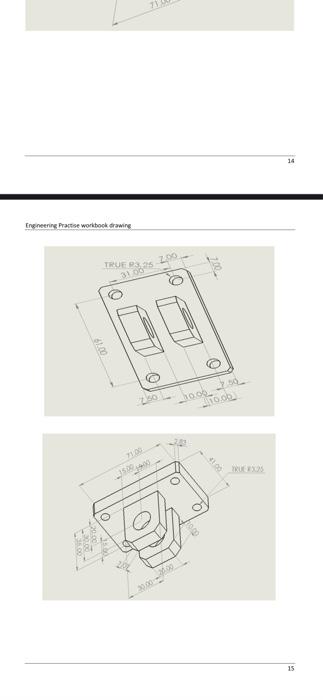 Solved Sketch the front, right, top, and bottom view in | Chegg.com