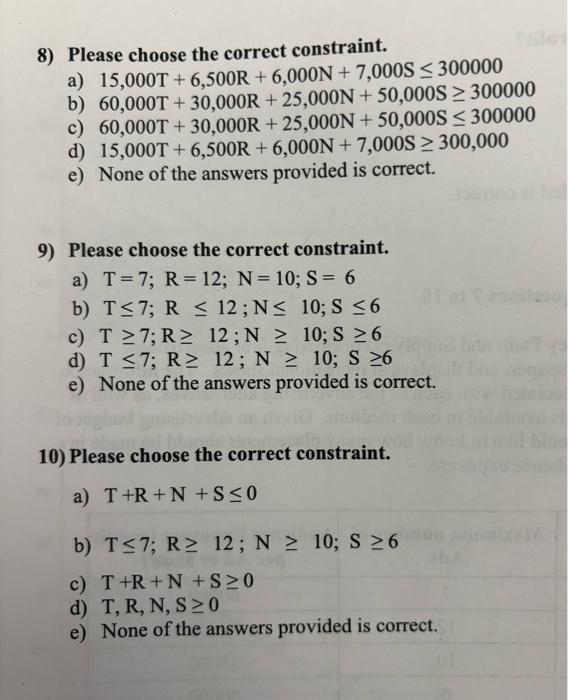 Solved Use Problem 2 below to answer questions 7 to 10 | Chegg.com Solved Use Problem 2 below to answer questions 7 to 10 | Chegg.com