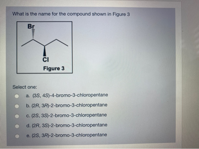 Solved What is the name for the compound shown in Figure 3 | Chegg.com