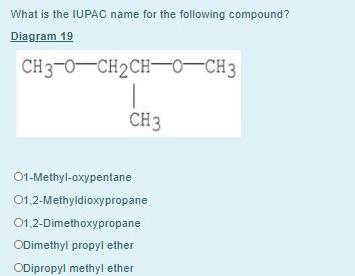 Solved What is the IUPAC name for the following compound? | Chegg.com