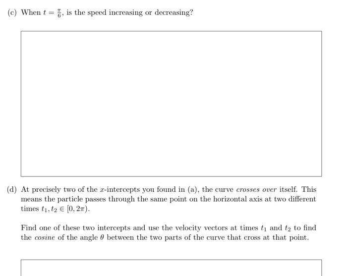 Solved A particle is moving along the parametric curve r : | Chegg.com