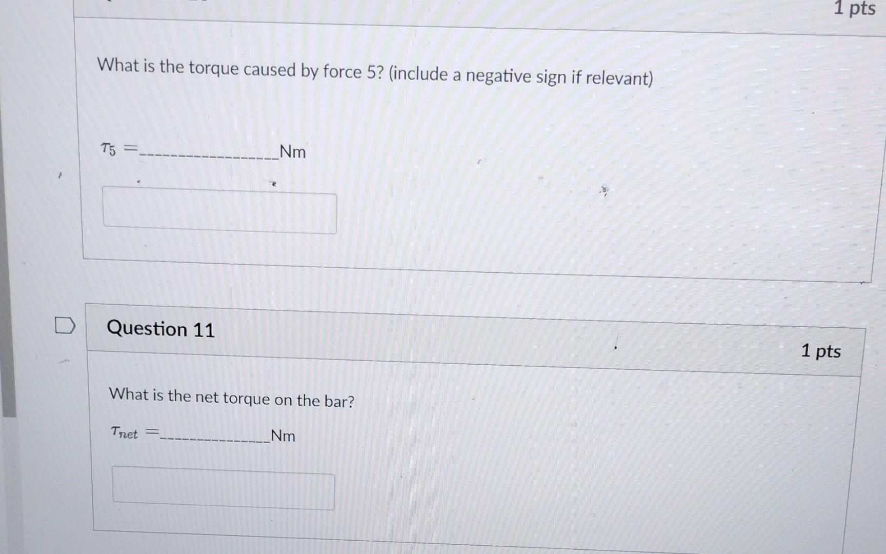 Solved The image below shows a bar that is free to move | Chegg.com