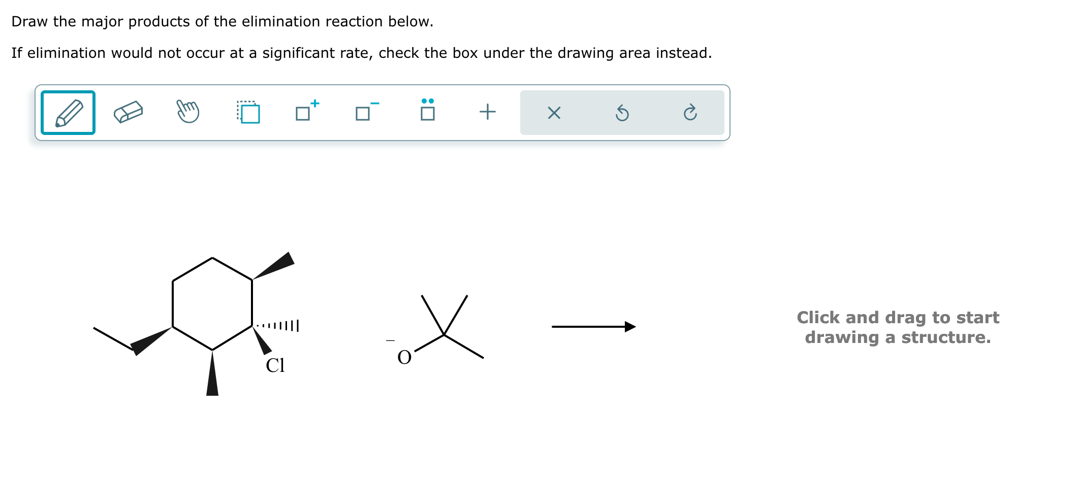 Solved Draw the major products of the elimination reaction | Chegg.com