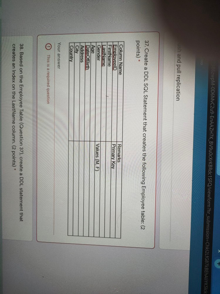 Your Answer 40 Create A Sql Statement That Selects