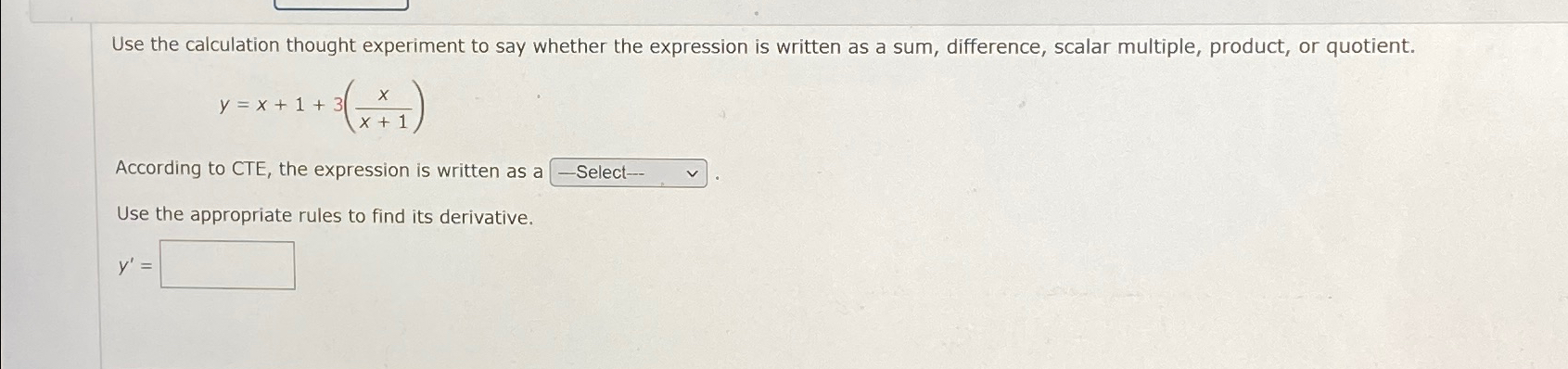 Solved Use the calculation thought experiment to say whether | Chegg.com