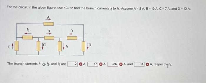 Solved For the circuit in the given figure, use KCL to find | Chegg.com