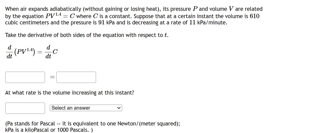 Solved When air expands adiabatically (without gaining or | Chegg.com