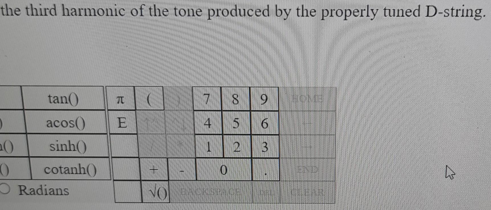 Solved Problem 6: The D-string on a properly tuned in guitar | Chegg.com
