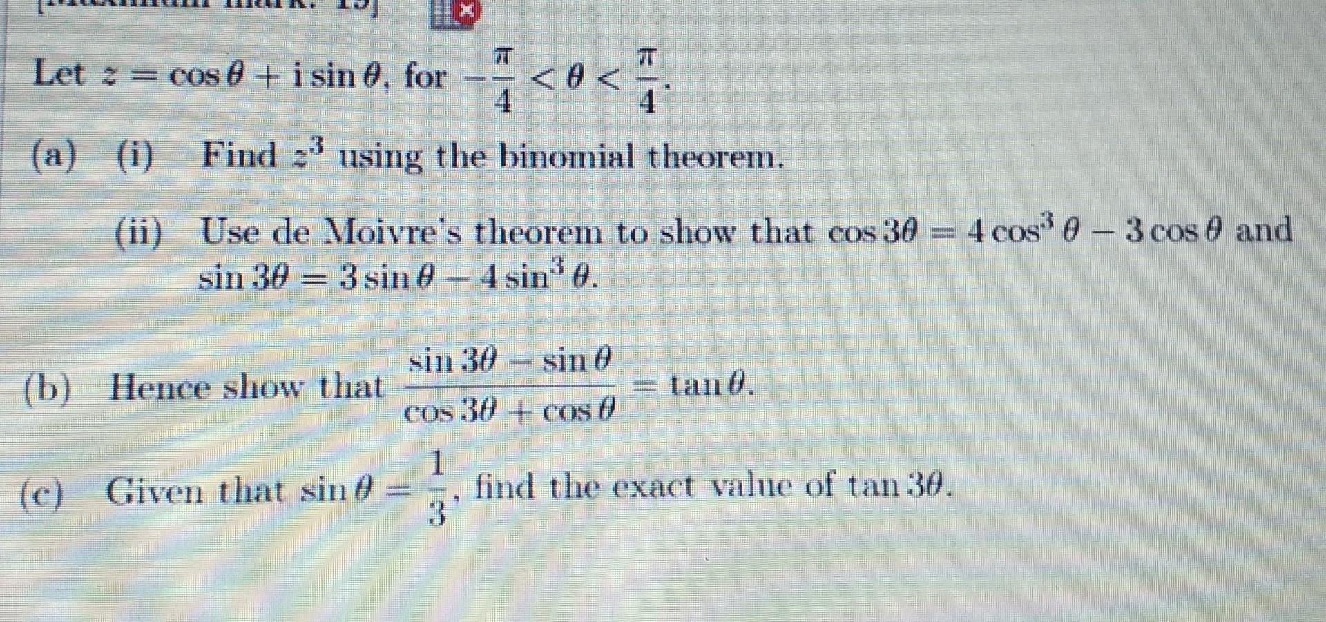 Solved 14 Let ? = cos 8 + i sin 8. for à | Chegg.com
