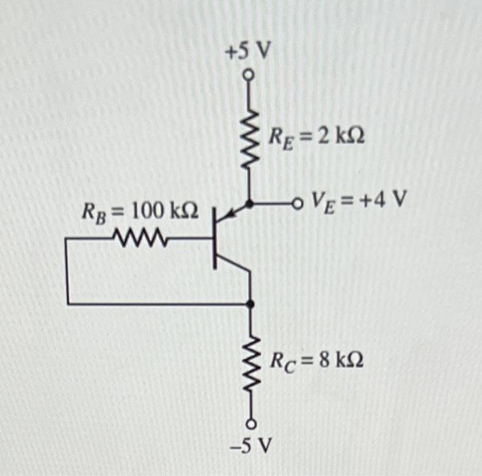 Solved Question 1 Determine β,α of the transistor in the | Chegg.com Solved Question 1 Determine β,α of the transistor in the | Chegg.com