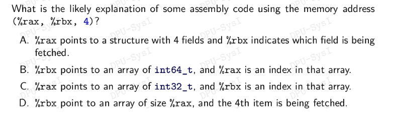 Solved What is the likely explanation of some assembly code | Chegg.com