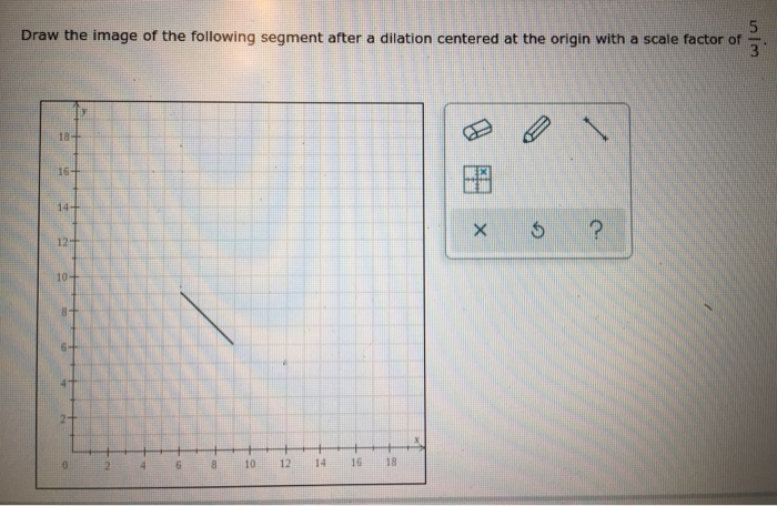 Solved Draw the image of the following segment after a | Chegg.com