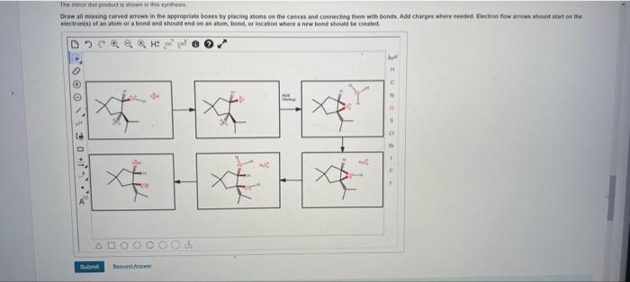 Solved Draw all boxes, reaction arrows, and resonance | Chegg.com