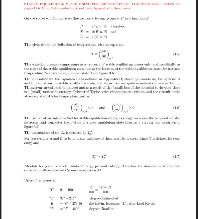 Solved (u) Define temperature, with one sentence and one | Chegg.com